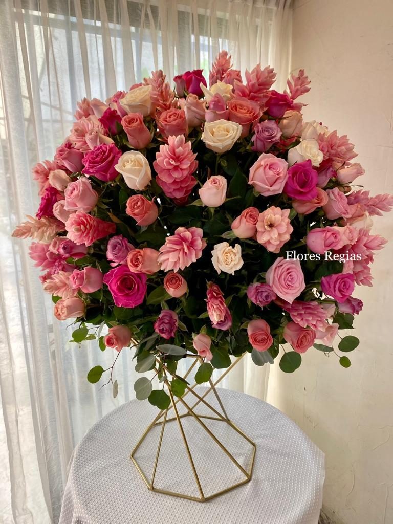 Espectacular 200 Rosas&Ginger - Flores Regias